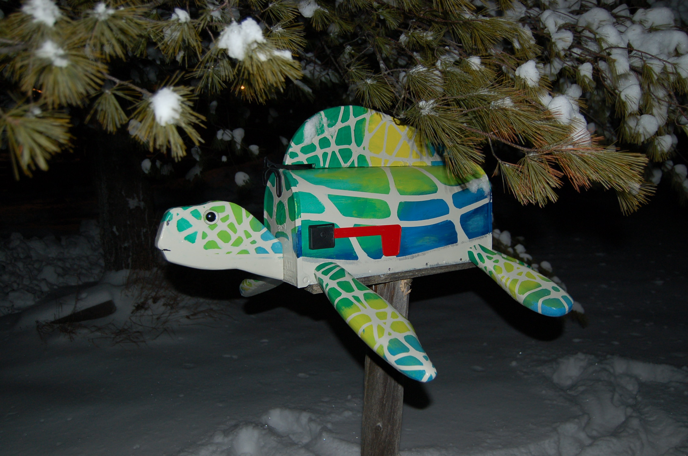 Sea turtle mailbox, custom mailbox, fish mailbox, truck mailbox ...